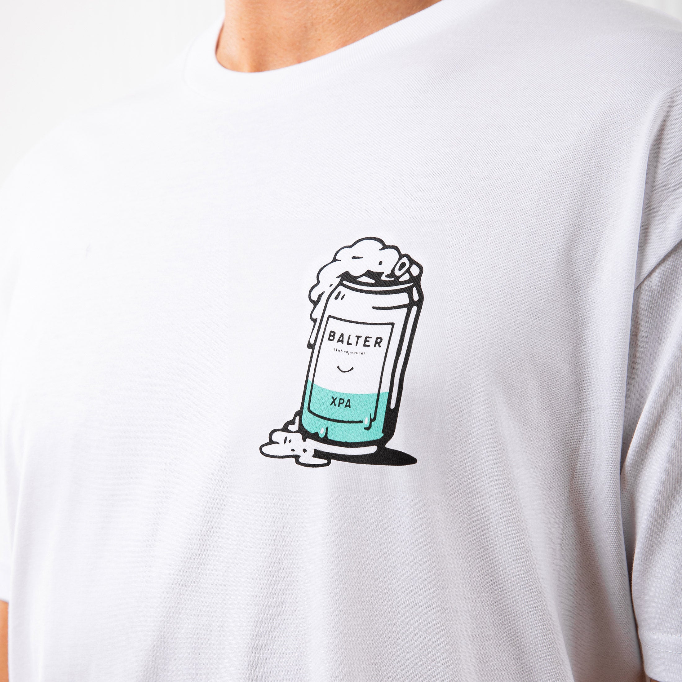 Deconstructed Can Tee - White - Balter Brewing Company